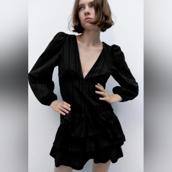 Zara | Dresses | Zara Nwt Textured Mini Dress | Poshmark